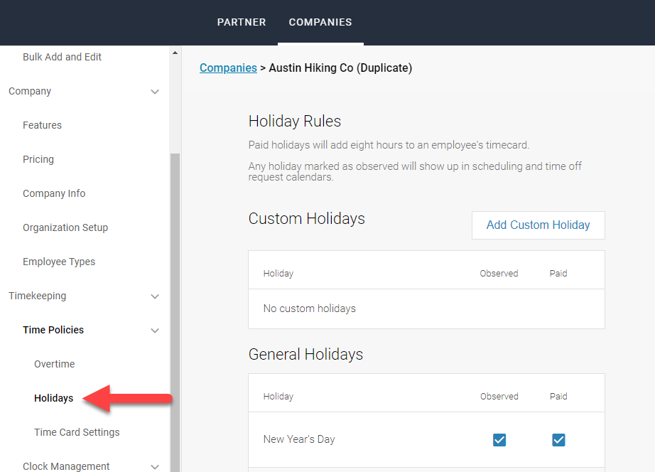 Timekeeping Setup Guide
